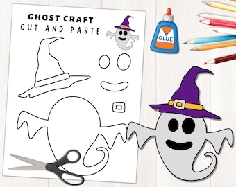 Printable Pumpkin Craft for Kids | Halloween Activities | Color, Cut ...