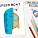 Printable Speedboat Craft Template | Transportation Craft | Color, Cut ...