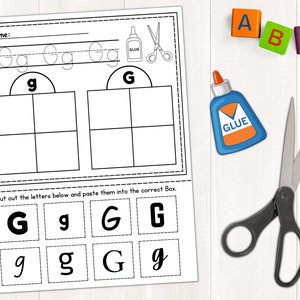 Alphabet Letter Sort Worksheets | Lowercase and Uppercase Letters ...