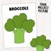 Printable Broccoli Craft Template | Vegetable Craft Activity | Build a ...