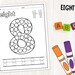 Number Dot Marker 0-10 Worksheets Counting Do-a-dot Printables Numbers ...