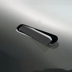 Kia EV6 | Door Handle Covers (carbon Fiber Style) | Car Accessories ...