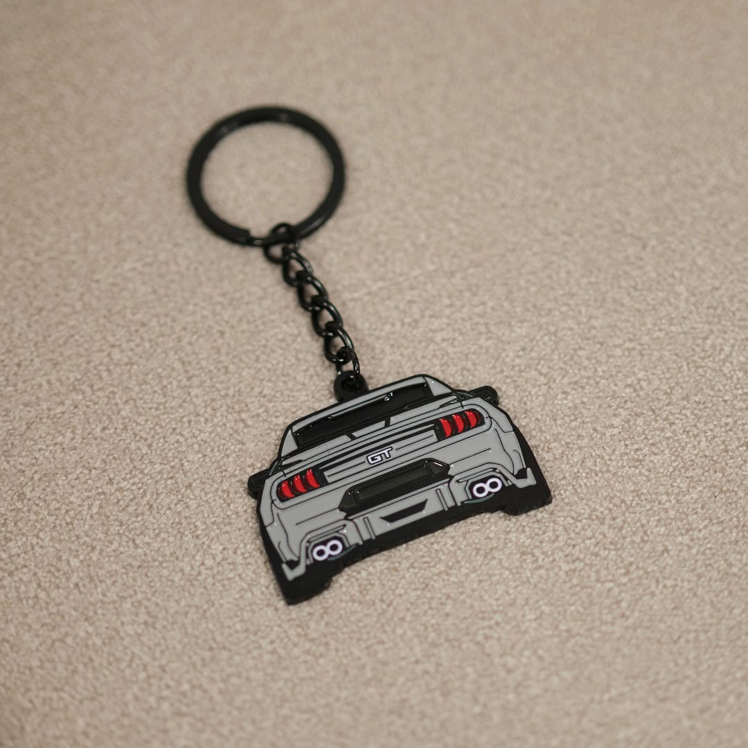 Molded Mustang Keychain: Metal Ford Mustang Keyring - Etsy