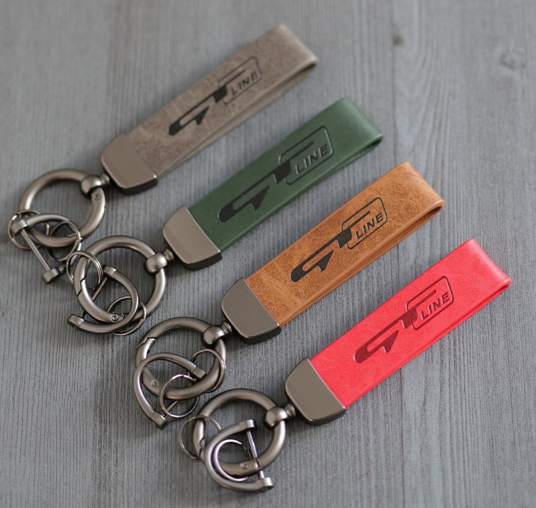 Gt-line/gt Kia Vehicles Keychain - Elegant Design in Black, Red & Blue ...