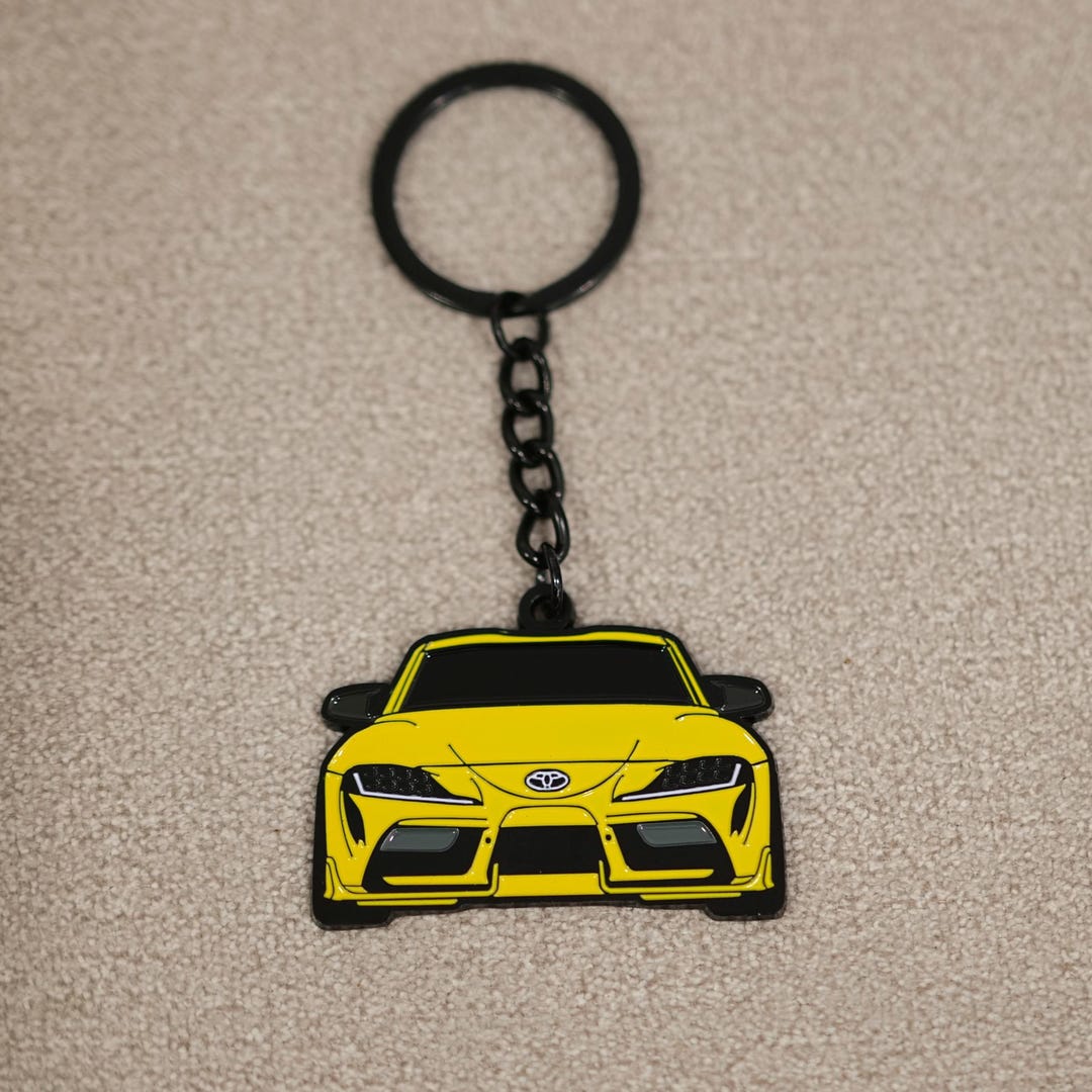 Supra Molded Metal Keychain: Toyota Supra Enthusiast Gift - Etsy