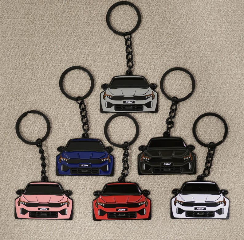 K5 (2025) Molded Keychain for Kia K5 Owners | Perfect Gift for Kia K5 ...
