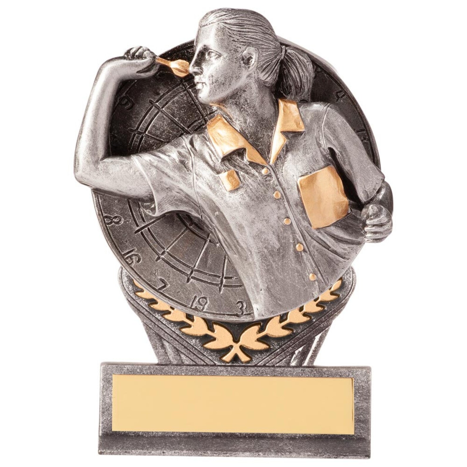 Trophy Superstore Falcon Female Darts Trophy Free Engraving Multiple ...