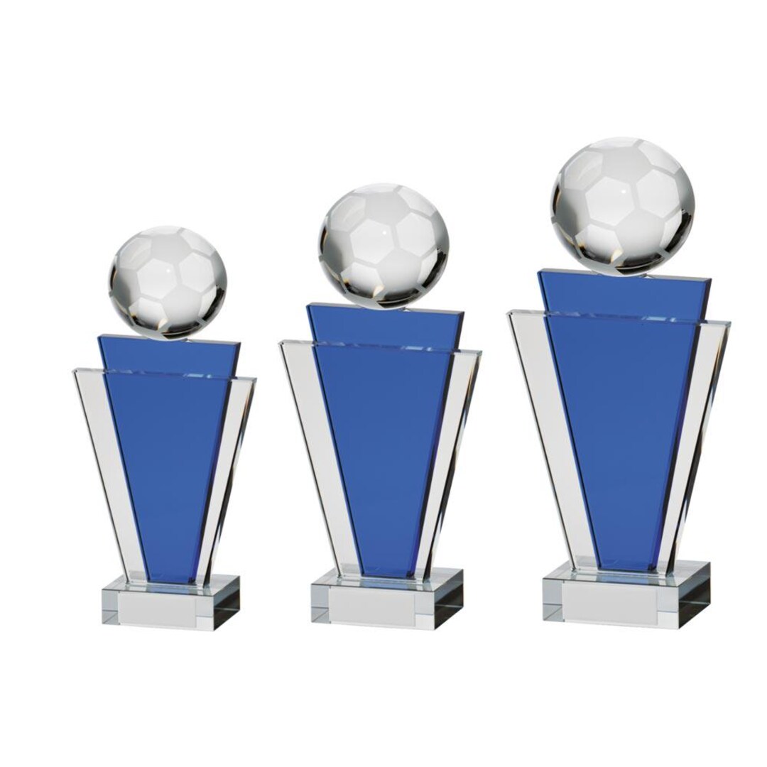 Trophy Superstore Gauntlet Glass Football Award Trophy - Multiple Sizes ...