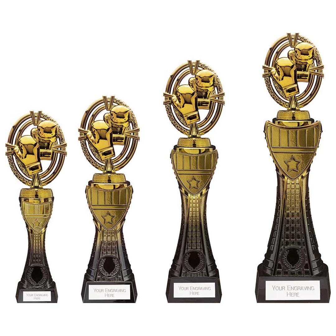 Maverick Tower Boxing Trophy - Free Engraving - Multiple Sizes ...