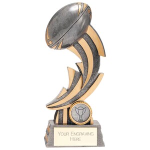 Trophy Superstore Thunderbolt Rugby Trophy Free Engraving Mulitple ...