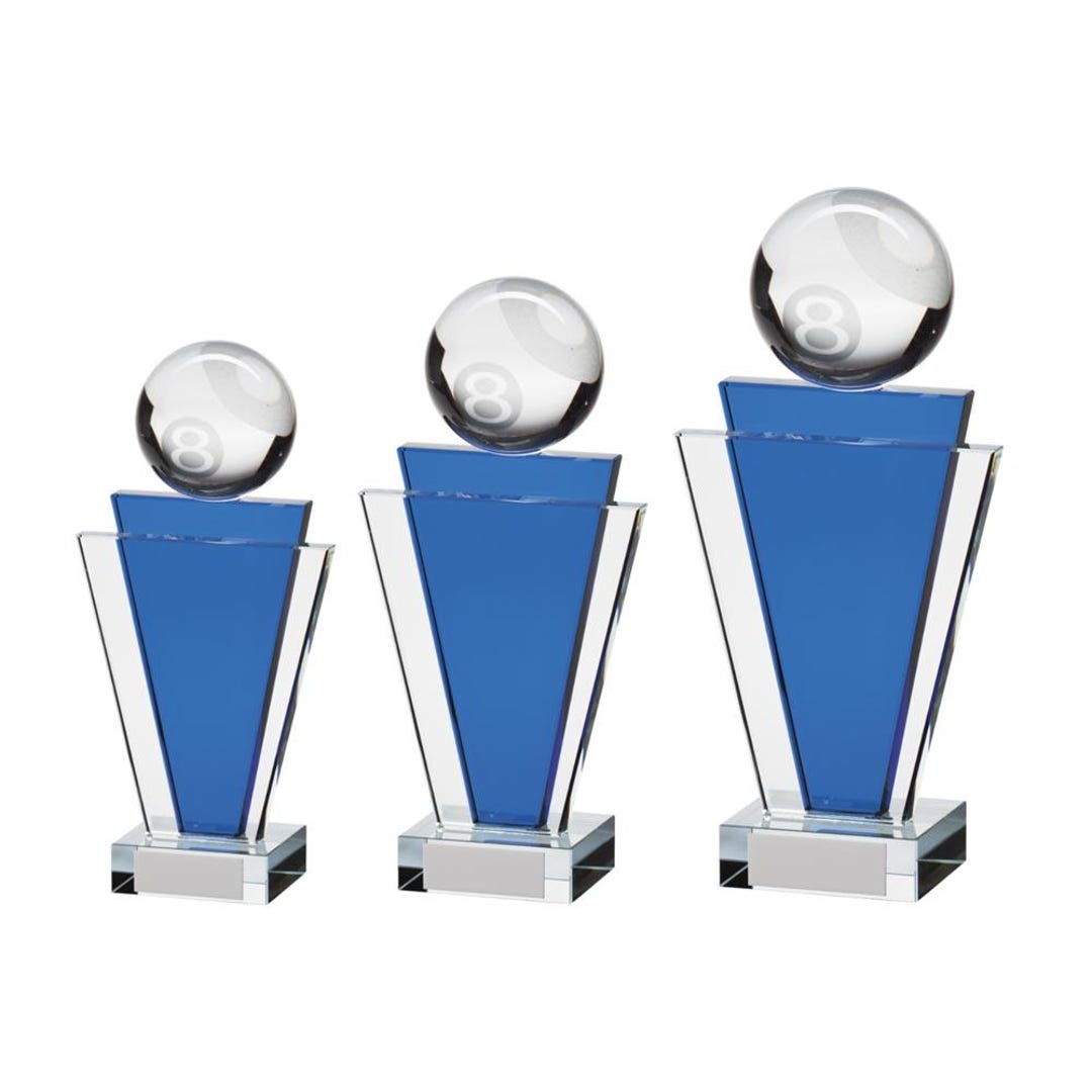 Trophy Superstore Gauntlet Glass Pool Award Trophy - Multiple Sizes ...
