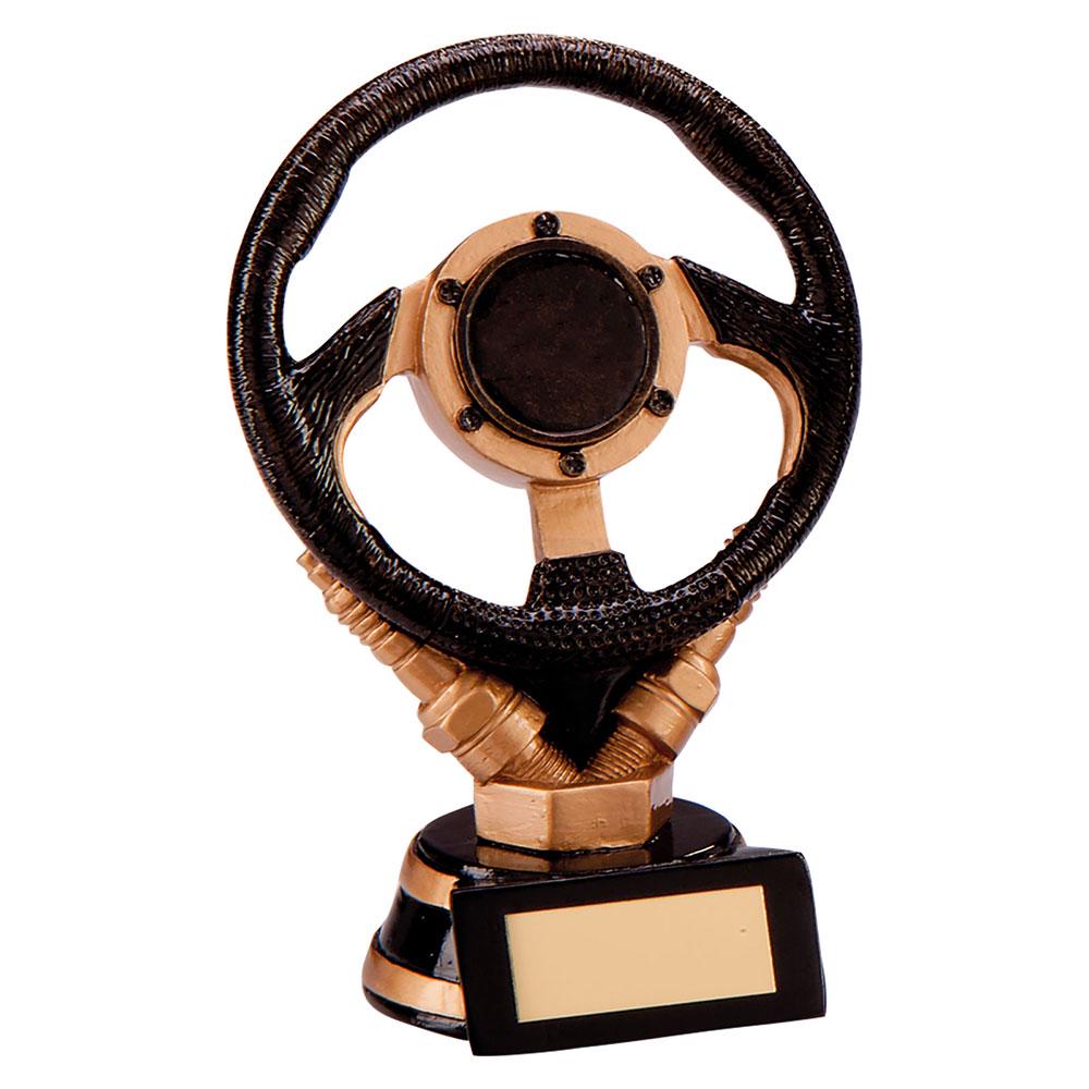 Trophy Superstore Apex Steering Wheel Motorsport Trophy - Free ...
