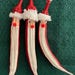 Hand-painted Okra Santa Ornaments - Etsy