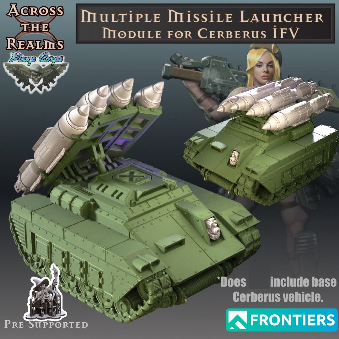 Cerberus Tank Multiple Missile Launcher Miniature | Tabletop Games ...