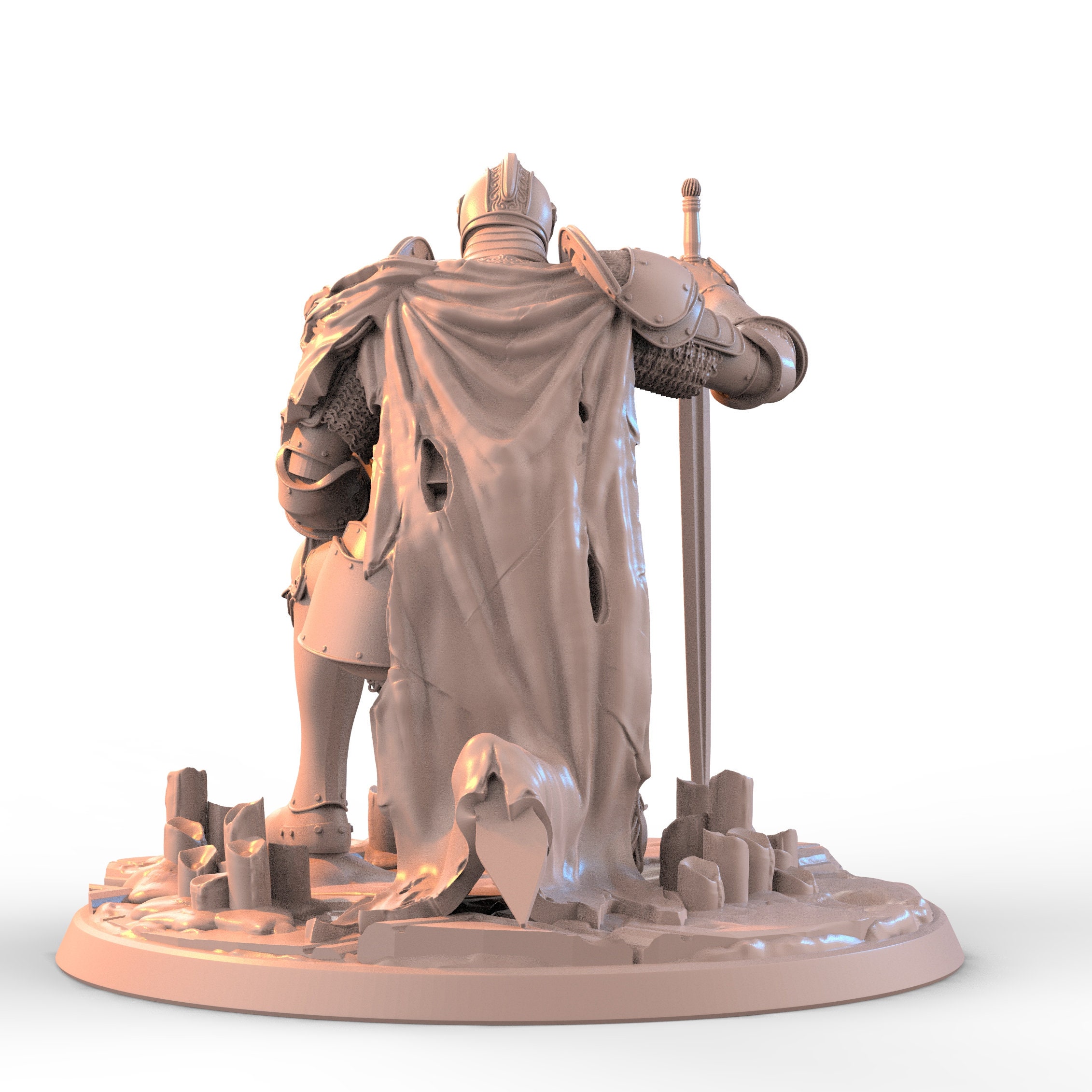 Lothric Knight by Alexei Konev | Fallen Knight | Tabletop | Fantasy ...