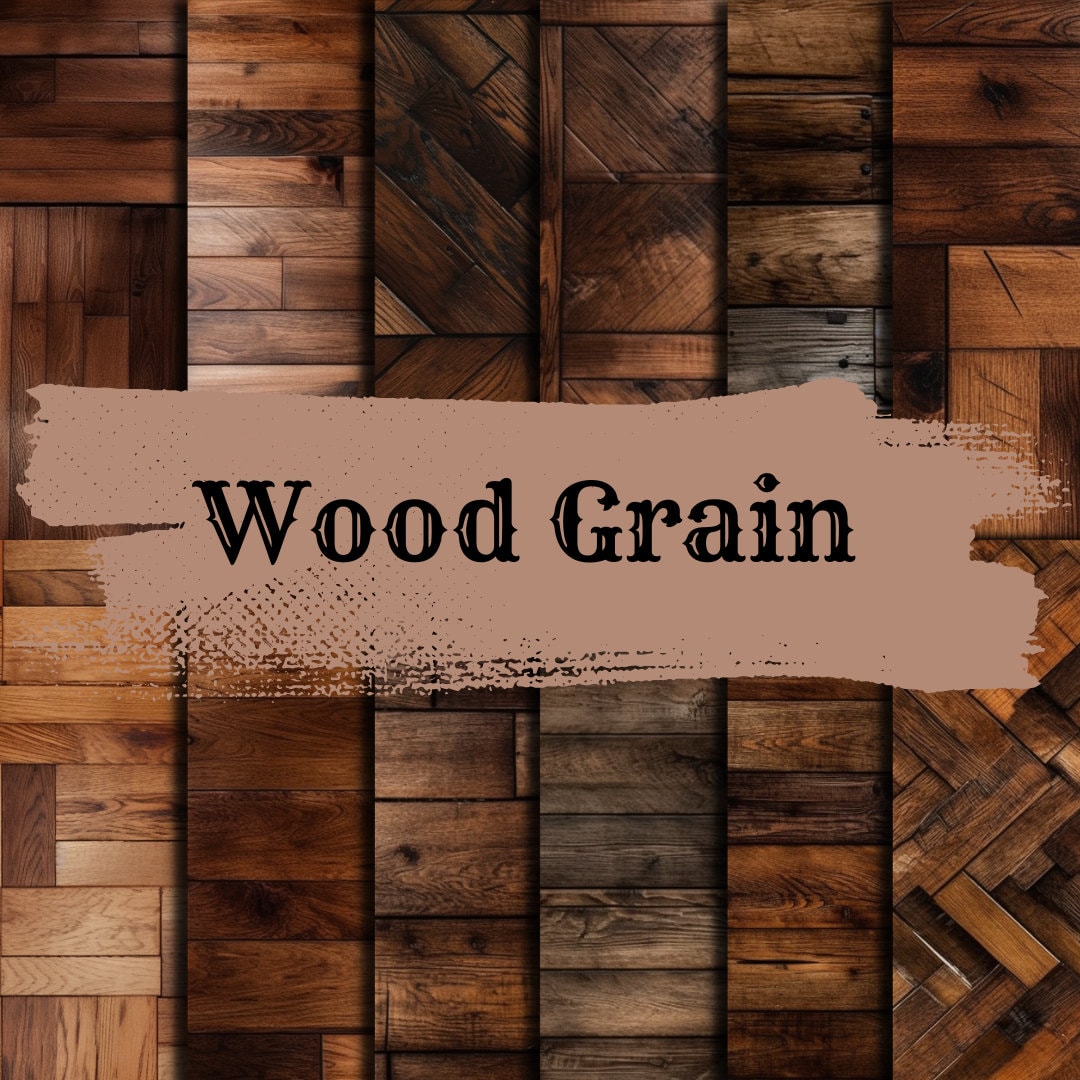 12"x12" Wood Grain Seamless Digital Patters, Dark Wood Texture, Wood ...