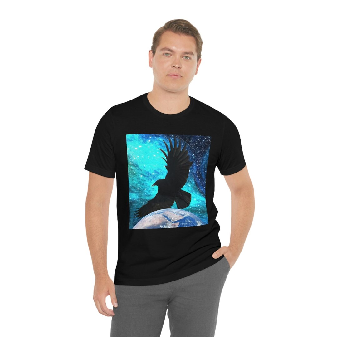 COSMIC CROW T-shirt - Etsy