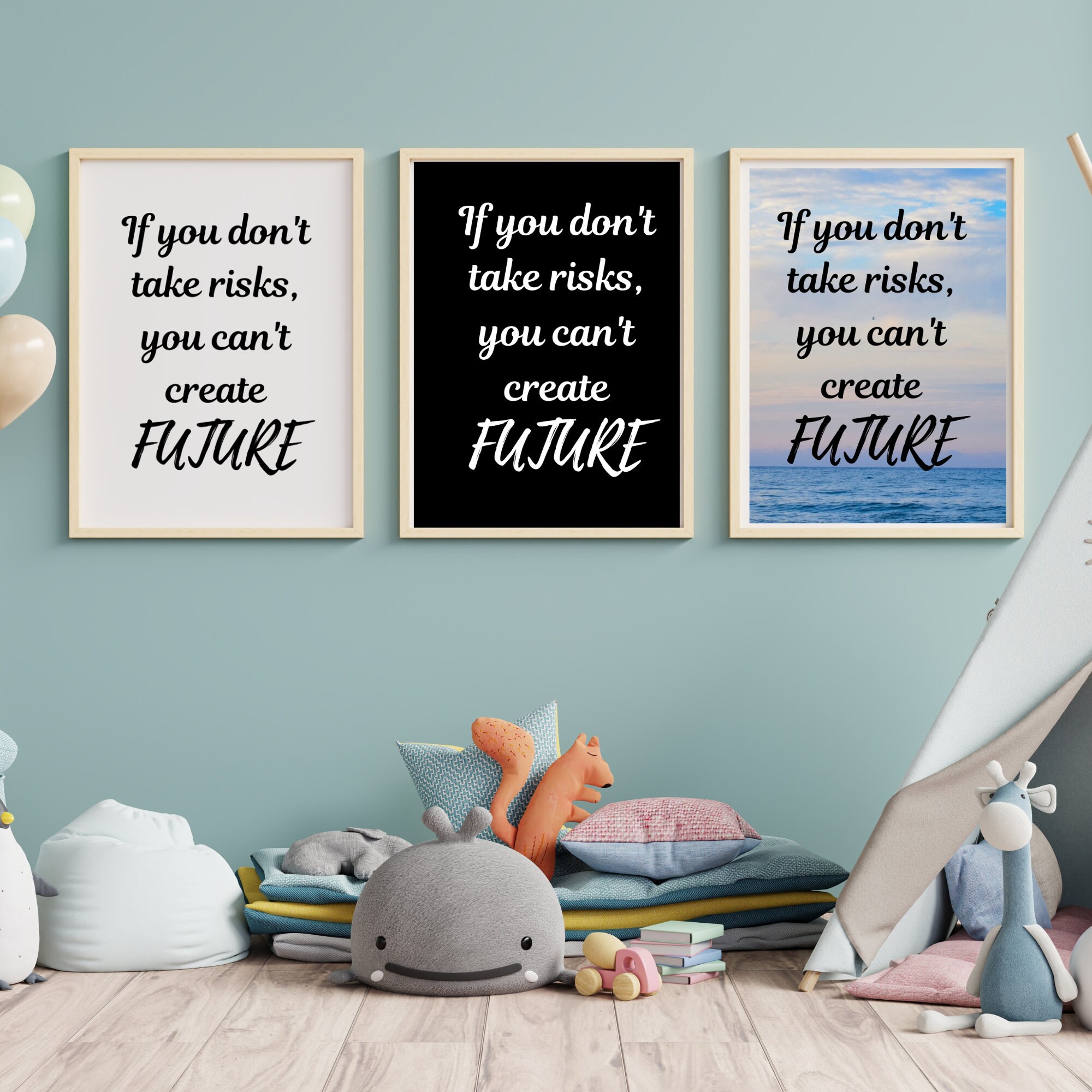 Random Inspirational Quotes for the Day, Bedroom Wall Art, Motivational ...