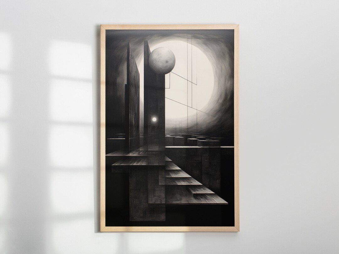 Futuristic Printable Wall Art Modern Wall Art Digital Wall Art Digital ...