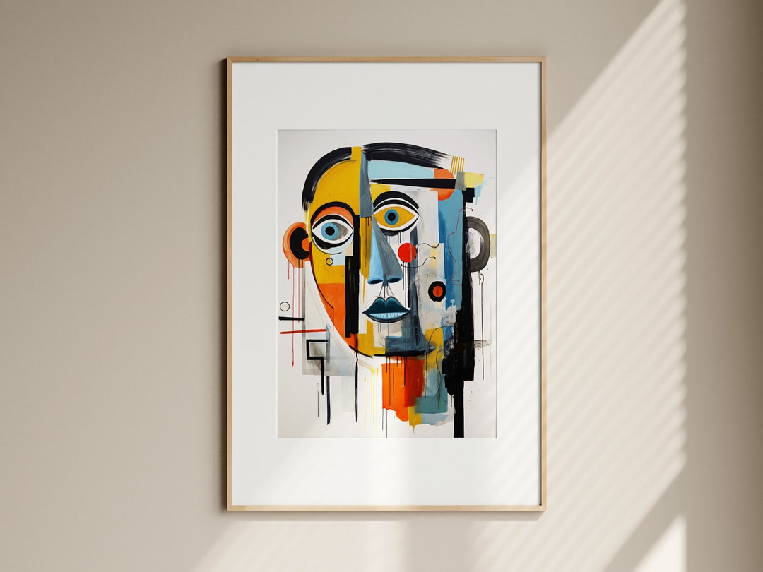 Abstract Human Printable Wall Art Modern Wall Art Wall Decor Digital ...