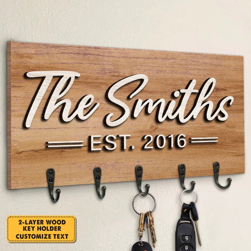 Personalized Key Holder - Etsy