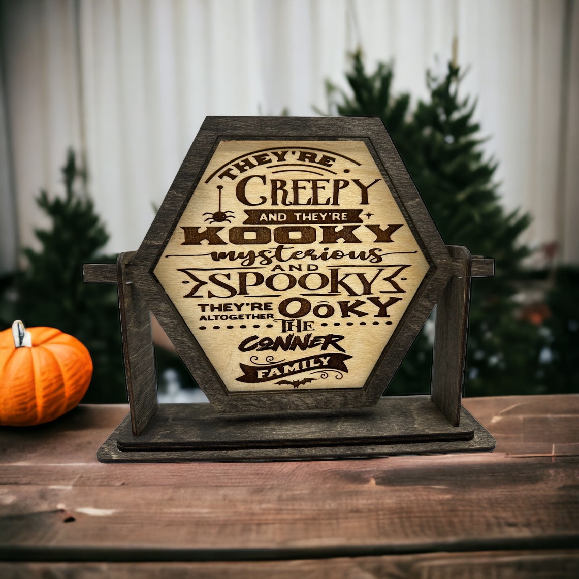 Addams Family Personalized Halloween Sign With Your Family Name 7 ...