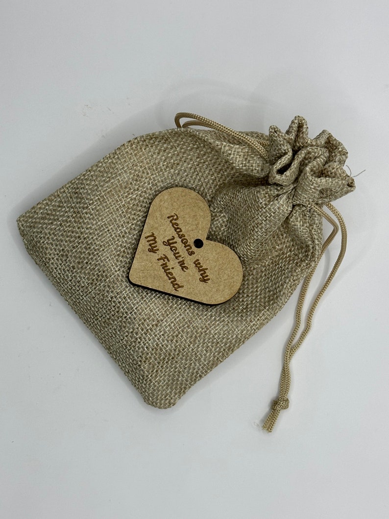 Reasons Your My Friend Friendship Tokens Birthday Gift Bag of Heartfelt ...