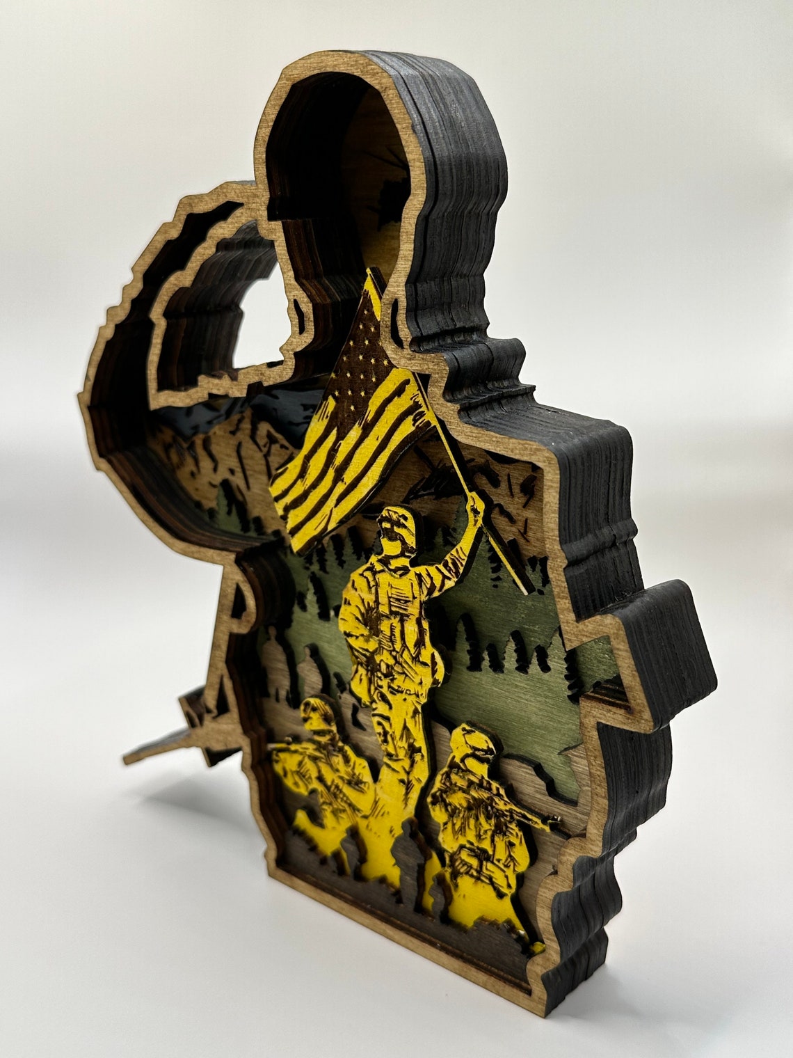 9 Layer Soldier Wall Art - Etsy