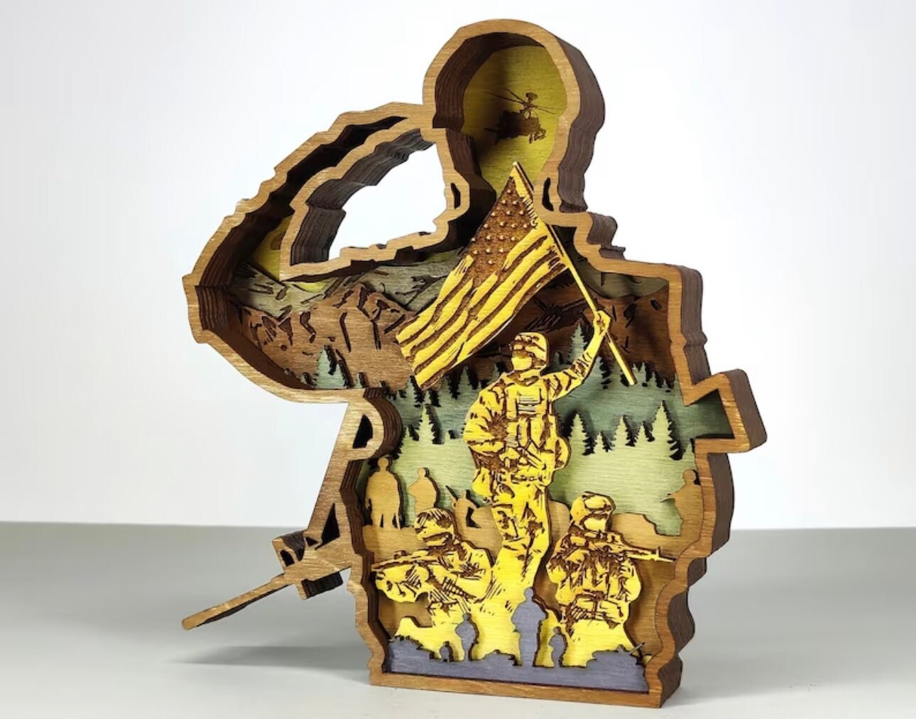 9 Layer Soldier Wall Art - Etsy