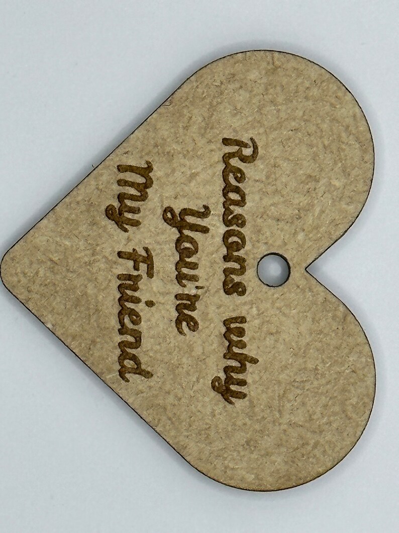 Reasons Your My Friend Friendship Tokens Birthday Gift Bag of Heartfelt ...