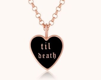 Til Death Pendant - Etsy