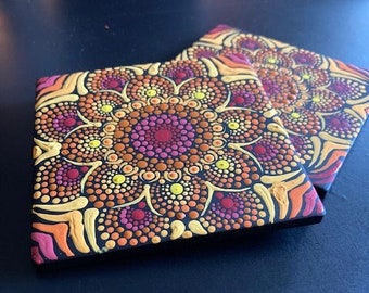 Mandala Coasters - Etsy