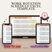 Work Rotation Schedule Excel Template – Simple & Easy-to-use - Etsy