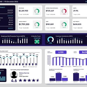 CEO Dashboard Excel Template | Optimize Business Performance | KPI ...