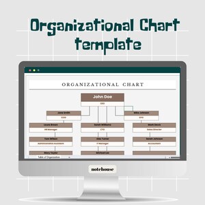 Streamline Your Workflow With Our Organizational Chart Excel Template ...