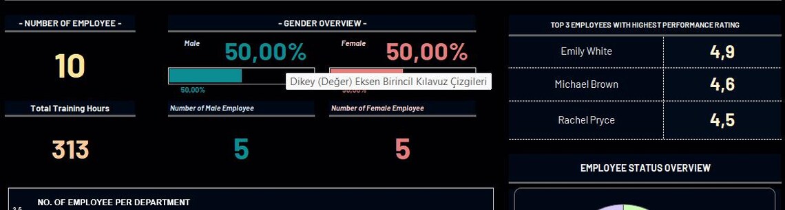 HR Dashboard Excel Template – Employee Performance & Data Tracker - Etsy