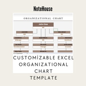 Streamline Your Workflow With Our Organizational Chart Excel Template ...