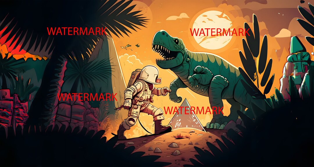 Desktop Background - Astro Dino Encounter - Etsy