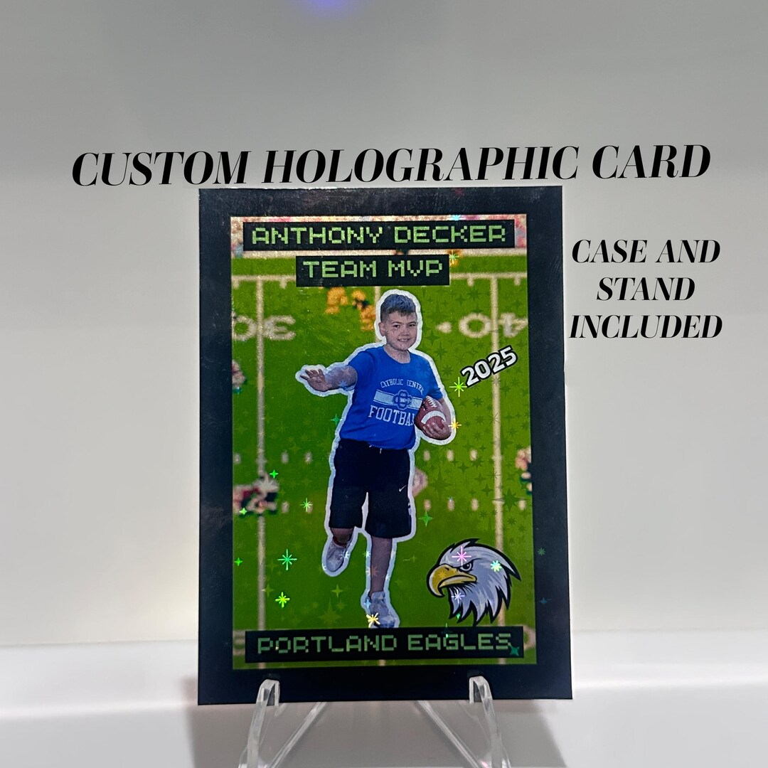 Custom Tecmo Bowl Holographic Card - Etsy