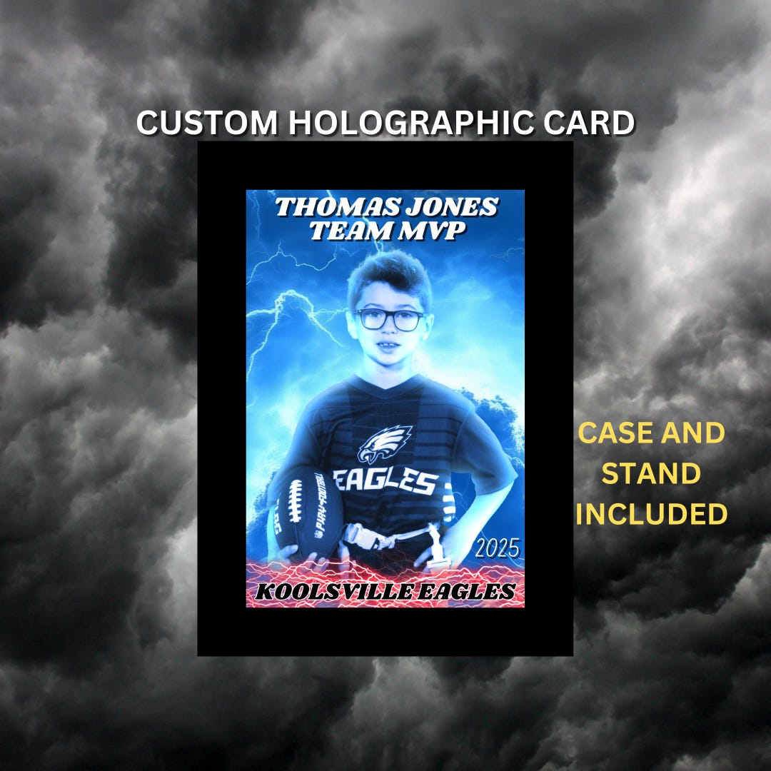 Custom Storm Holographic Card - Etsy
