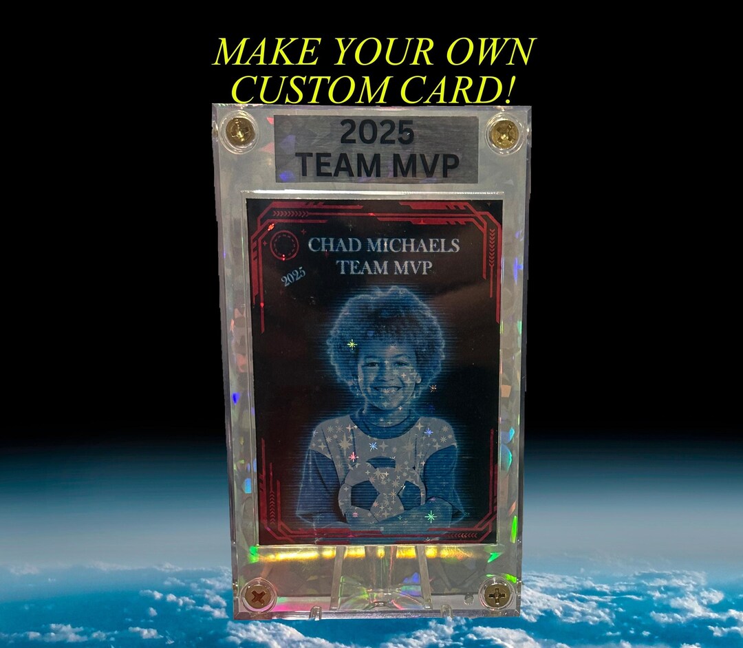 Futuristic Hologram Sports Card - Etsy