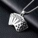 Poker Royal Flush Stainless Steel Pendant Necklace Casino Inspired ...