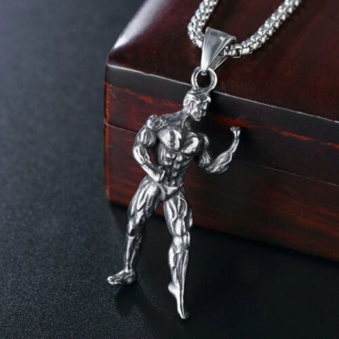 Bodybuilder Fitness Workout Stainless Steel Pendant Necklace | Fitness ...