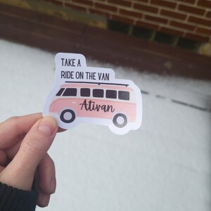 Funny Nurse Ativan Van Sticker: Waterproof Vinyl Decal - Etsy