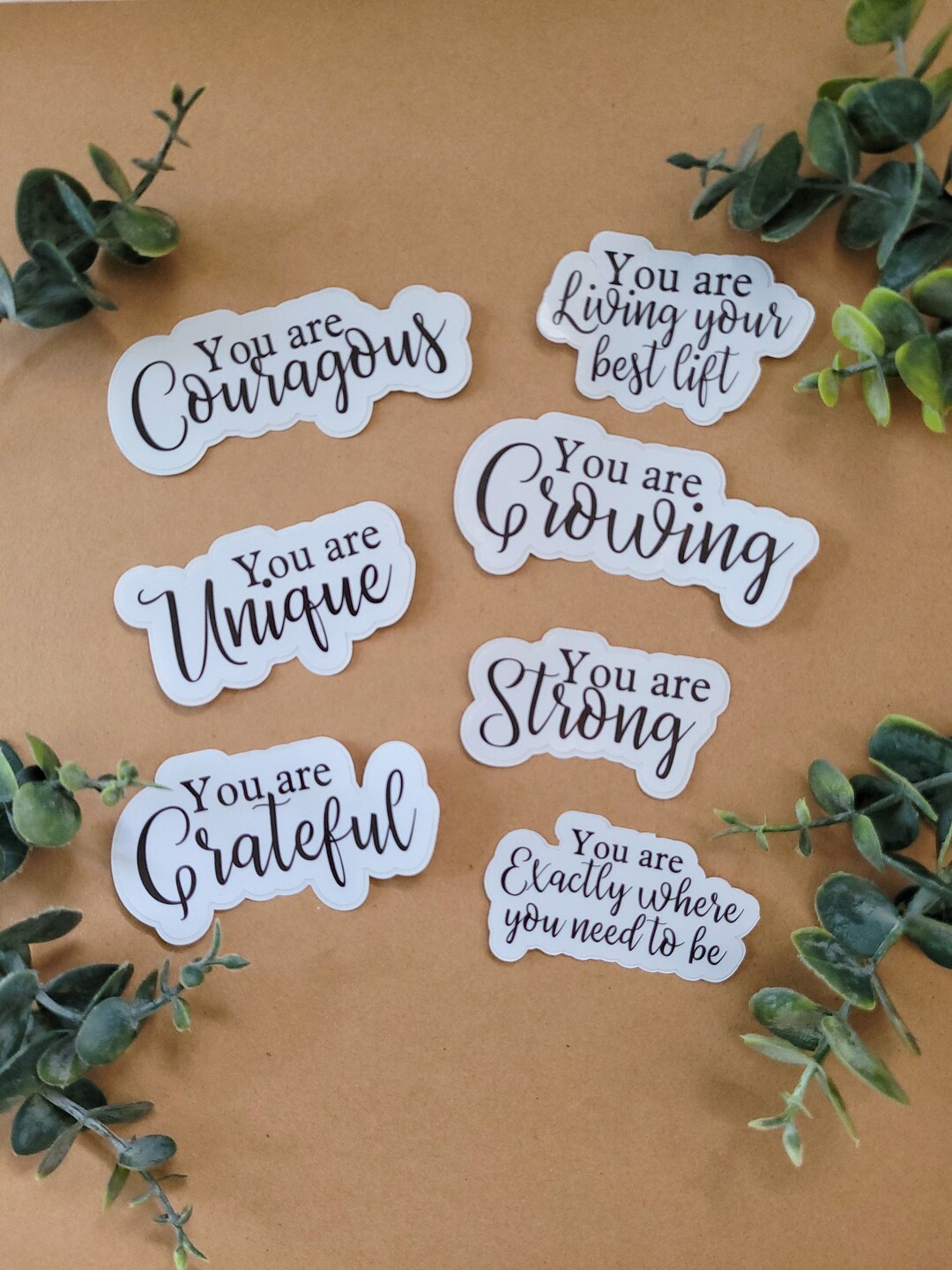 Affirmation Sticker Pack, Inspirational Sticker Bundle, Motivational ...