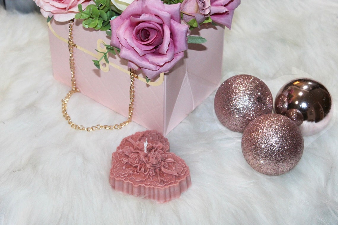 Personalized Pink Rose Flower Box Purse: Silk Rose Arrangement - Etsy