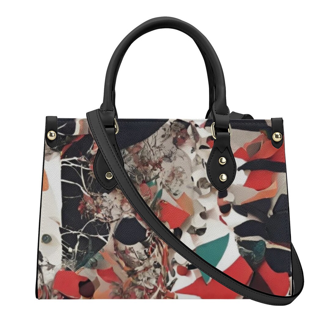 Ethereal Enigma Luxury Women PU Tote Bag Black - Etsy