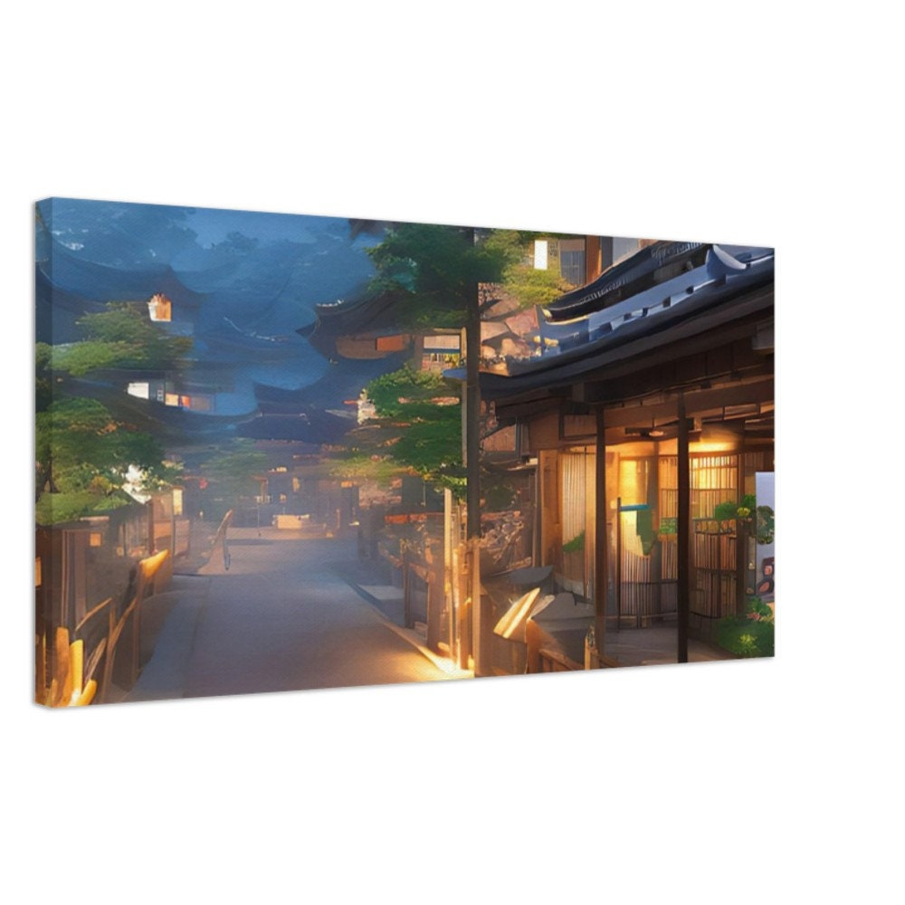 Japanese Art, Japanese Street,tsuchiya Koitsu Evening at Ushigome ...