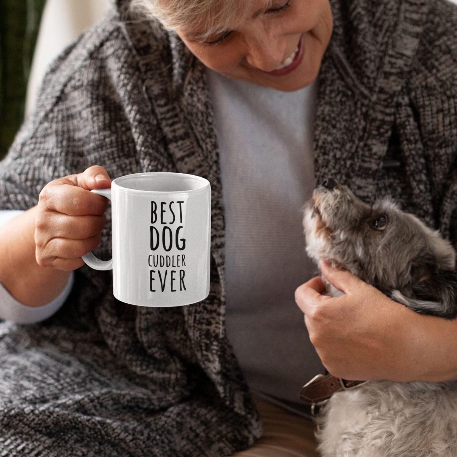 Best Dog Cuddler Ever: Embrace Paw-some Comfort! Get Your Adorable Mug ...