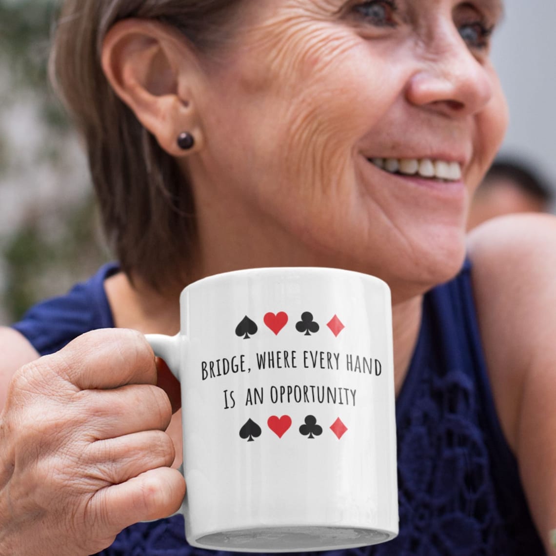 Mug Bridge Where EVERY HAND an OPPORTUNITY Bridge Player Coffee Mug ...